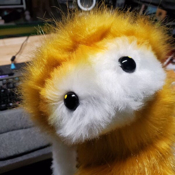 LIME FURGAL Hand Puppet Synthetic Faux Fur Muppet Monster Arm Rods - Etsy