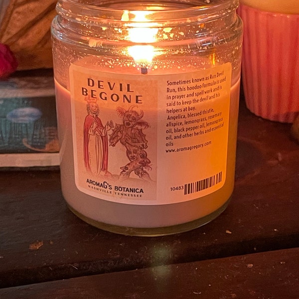 Devil Begone Scent Soy Candle - Hoodoo - Witchcraft - Pagan - Etsy