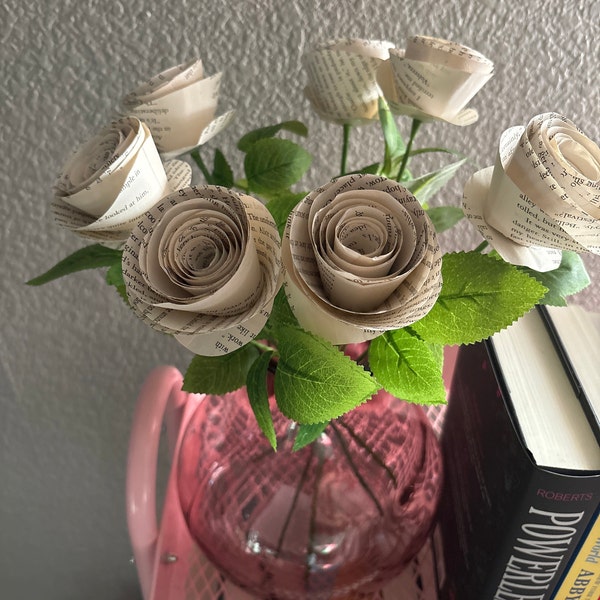 Book Page Flower Bouquet Long-stemmed Proses for Readers, Writers, and ...