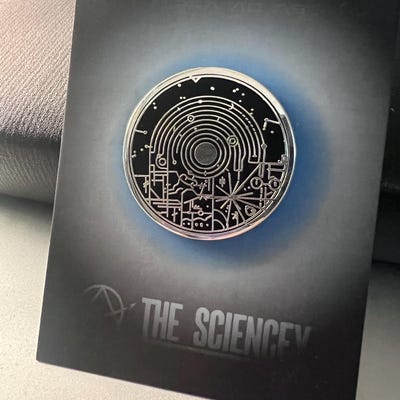 Lunar Phases Enamel Pin Moon Chart Spinner / Spinning Pin Space ...