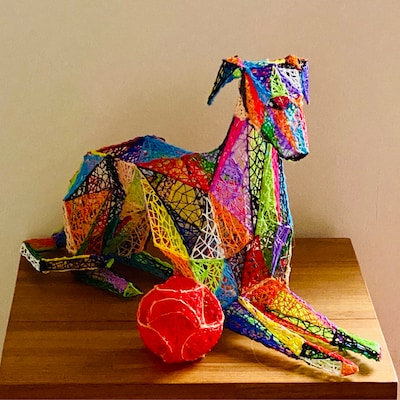 Papercraft Italian Greyhound, Dog Papercraft, Digital Patterns ...