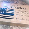 Police Memorial Stone for Home to Garden. 6x9 or 9x12 Tumbled Concrete ...