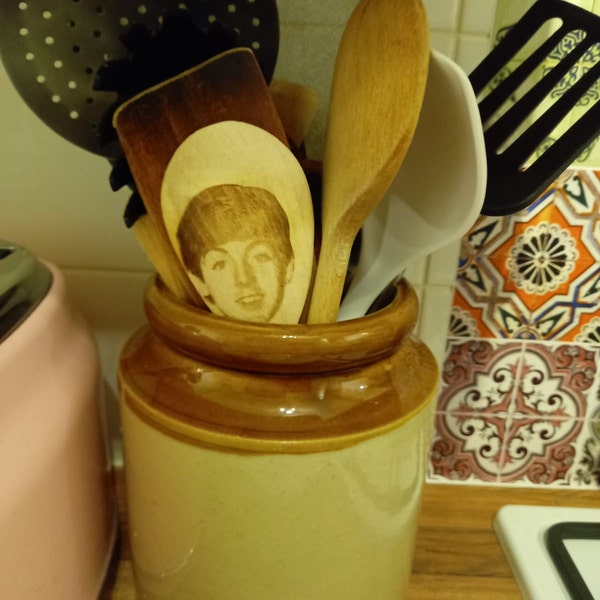 The Beatles Gift Wooden Spoons Engraved John Lennon, Paul Mccartney ...