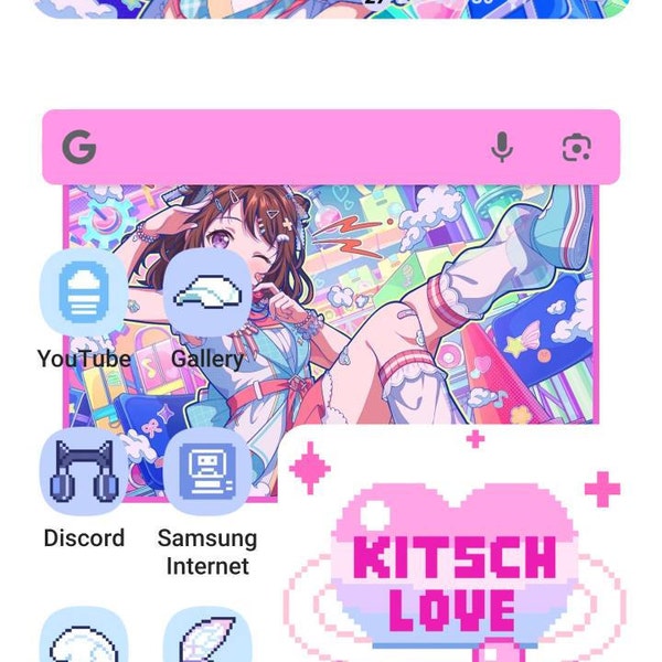 63 App Icon Pack / Kitsch Love Expansion / Girly / Wallpapers & Widgets ...