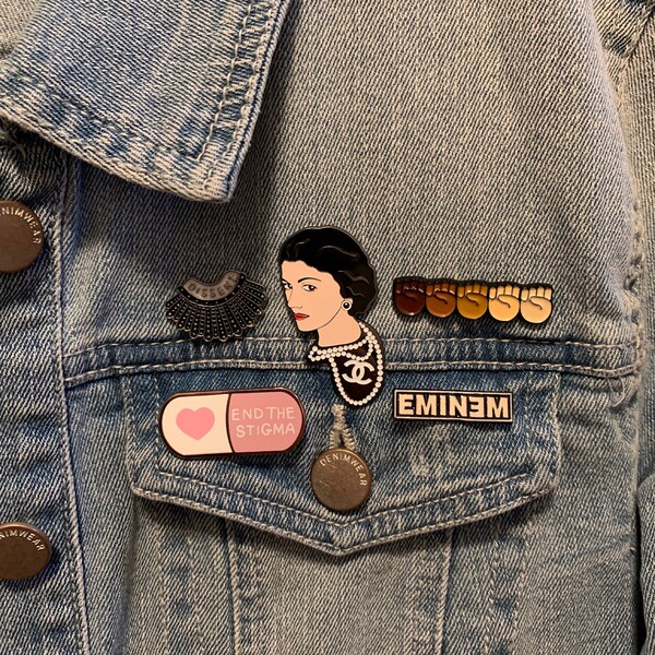 Frida Kahlo Pin / Frida Kahlo Gift / Frida Kahlo Art / Feminism Pin ...
