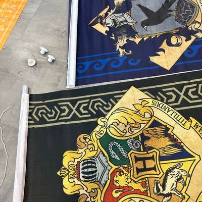 Big Size 5 Pieces Hanging Hogwarts, Gryffindor, Hufflepuff, Slytherin ...