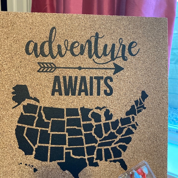 Been There Ran That - 50 States Marathon / Half Marathon Pinnable Cork ...