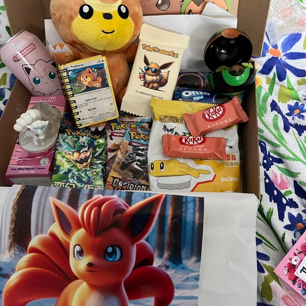 Grass / Bug Themed Pokémon Gift Box Set - Perfect for Collectors & Fans ...