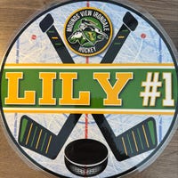 PRINTED Softball Door Sign or Locker Tag | Your Logo | Your Colors ...