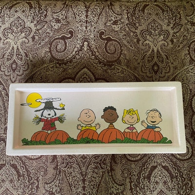 Peanuts Snoopy Pumpkins and Ghosts Plush Throw - Etsy