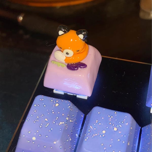 Fox Artisan Keycap Fox Keycap Cute Keycaps Handmade Animal Keycaps - Etsy