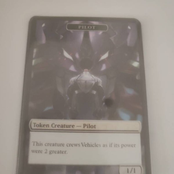 Mtg Pilot 1/1 Double Sided Token Alternative Art EDH, Commander, Cube ...