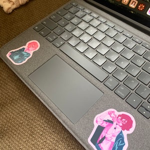 Soukoku Heart Sticker 6CM Cute Vinyl Sticker - Etsy UK