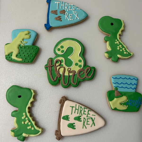 T Rex Dinosaur Cookie Cutter - Etsy