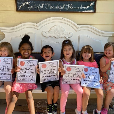 Trace & Erase Alphabet Workbook Dry Erase, Learn to Write Letters ...