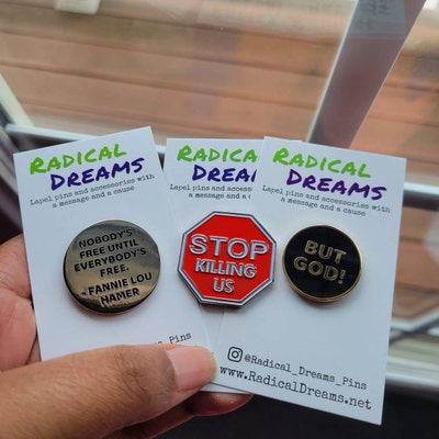 Nobody's Free Until Everybody's Free Lapel Pin - Etsy