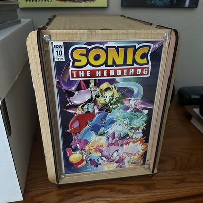 45 RPM Record Storage Box & Display Frame PLUS 3 Alpha Record Dividers ...