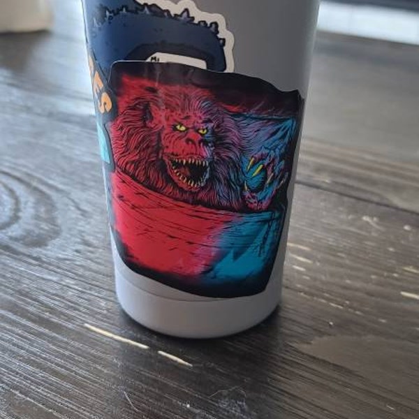 CREEPSHOW Fluffy the Crate Monster / Beast Movie Logo Vinyl Decal ...