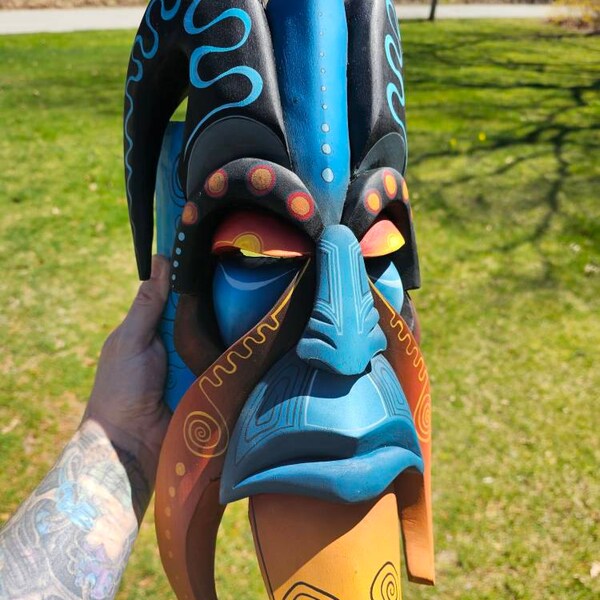 Indigenous Boruca Mask, Authentic Boruca Mask, Wooden Mask. - Etsy