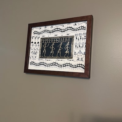 Handcrafted Palm Leaf taal Patra Wall Frame, Wall Decor, Diwali Decor ...
