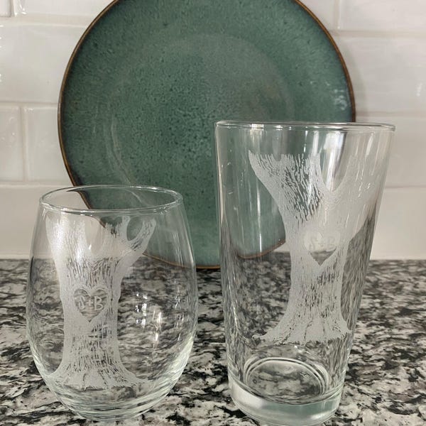 Bison Whiskey Glass - Bison Rocks Glass - Buffalo Glass - Bison ...