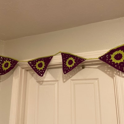 Crochet Bunting Pattern Phish Donut Flags Festival Decor // Phish ...