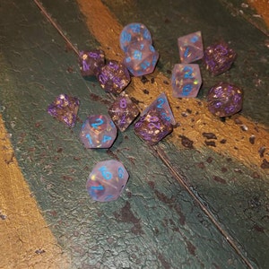 METEOR Shower Dnd Dice Set, Polyhedral Dice Set for Dungeons & Dragons ...