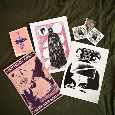 MASKS Mini Art Zine DIY Fanzine Collage Zine 8-page Zine - Etsy