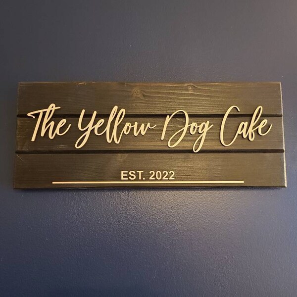 Custom Hotel Sign, Boutique Hotel Sign Personalized, Wooden Motel Sign ...