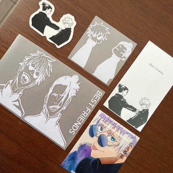 JJK, Valentines Card, 5 X 7 Card, Anime, Love Card, Greeting Cards ...