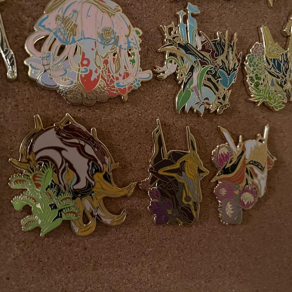 Rajang Monster Hunter Thumbs up MHW Fan Made Pin - Etsy