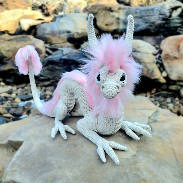 Add-on Eastern Dragon Ornamentation Crochet Amigurumi Pattern DIGITAL ...