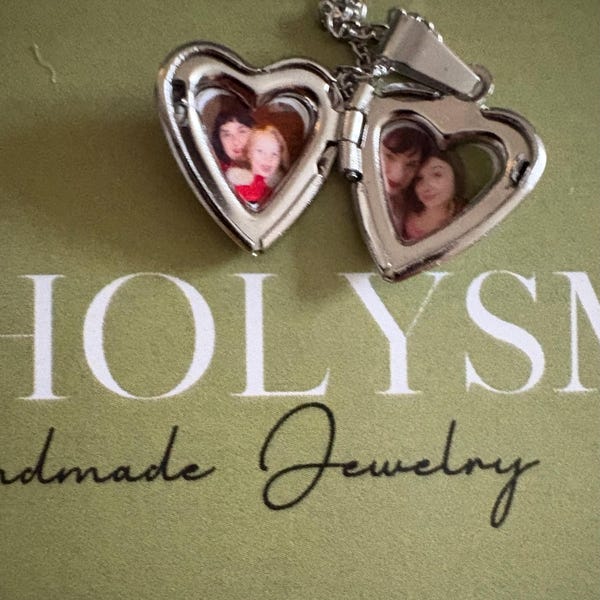 Tiny Gold Oval Locket With Photos - Gold Locket Necklaces - Anniversary ...
