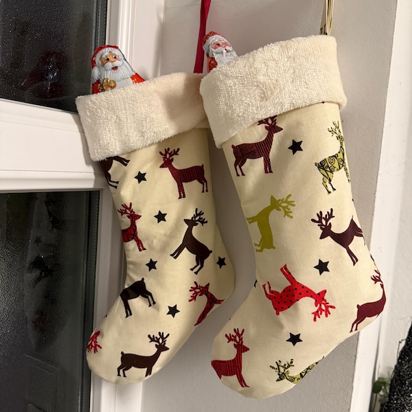 Christmas Stocking PDF Pattern DIY Christmas Craft Holiday Sewing ...