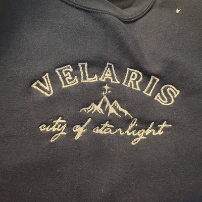 ACOTAR Embroidery File Velaris City of Starlight multiple Formats ...
