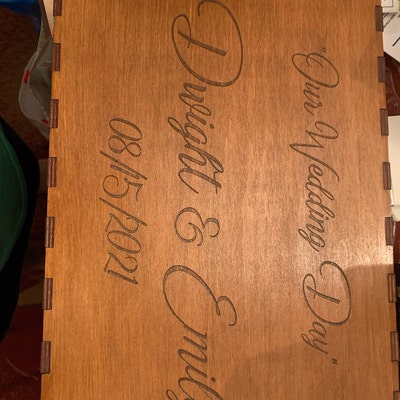 Box for Photo Album and Guest Book Photo Box Book Box Wooden Box ...