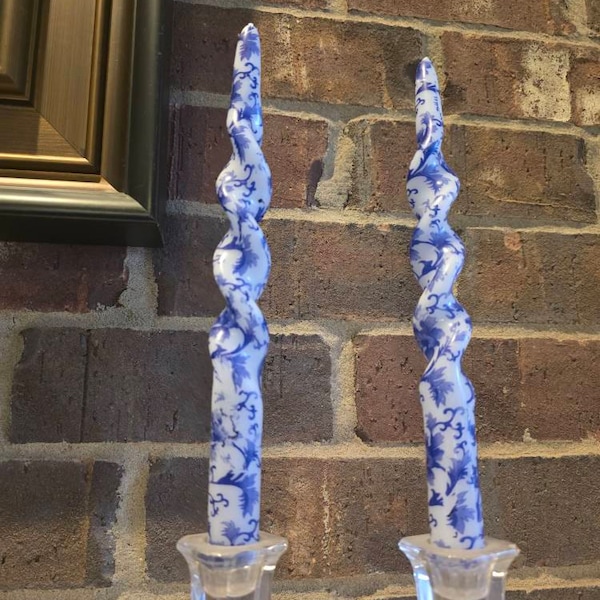 6.5 Inch Taper Primitive Candles With Timer,flameless Led Taper Candles ...
