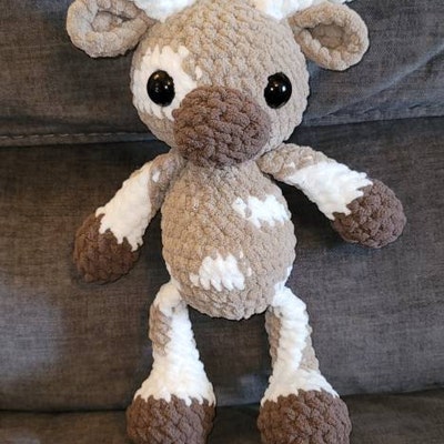 Longhorn Crochet Pattern Longhorn Cow Pattern, Amigurumi Longhorn Cow ...