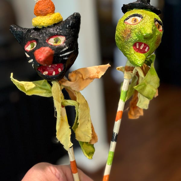 Primitive Easter Chick Bucket/farmhouse/spring/vintage Style/paper ...