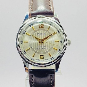 Rare Vintage ORIS Red Dial Mechanical Hand Winding FHF - Etsy