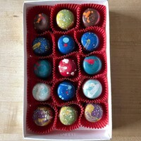 Artisan Chocolate Bon Bons. 15 Piece Box. Gluten Free. Simple ...