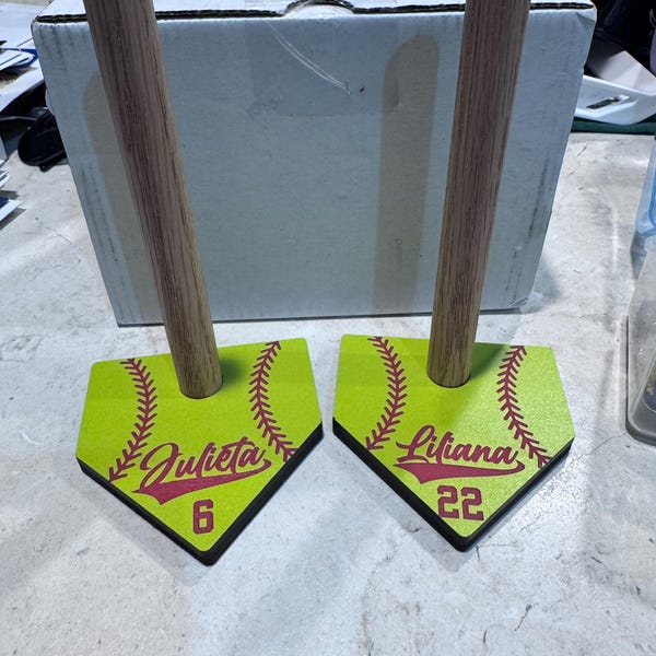 Baseball/softball Ring Display Homeplate Custom Name Team Gift - Etsy