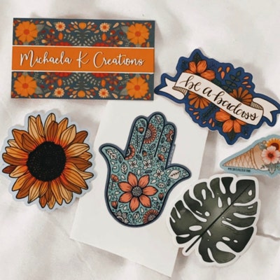 Sticker Bundle Vinyl Sticker Bundle Waterproof Stickers 4 Pack Stickers ...