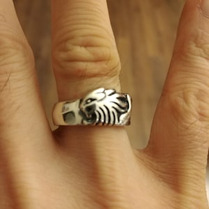 Final Fantasy 8 Squall Griever Ring in Sterling Silver or Antique ...