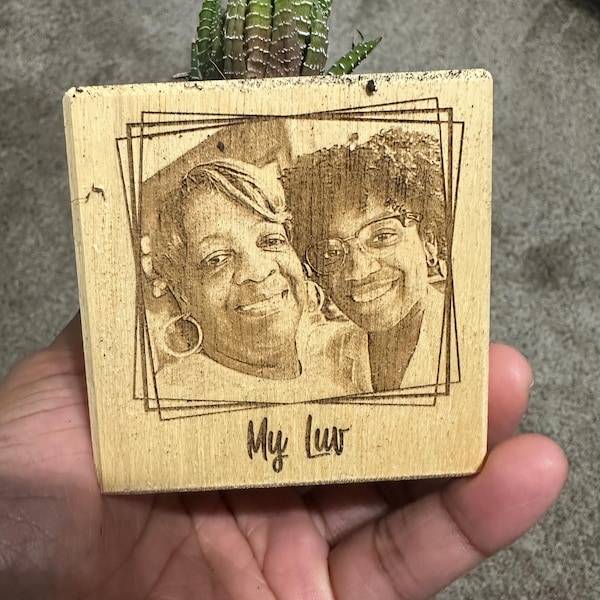 Personalized Planter Memorable as Valentines Day Gifts. Custom Wood ...