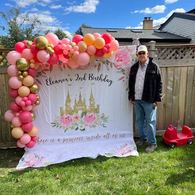 Little Princess Baby Shower Backdrop, Royal Princess Backdrop, A Little ...