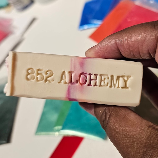 Custom Soap Mold Soap Package Soap Stamp, Logo Embosser Handmade ...