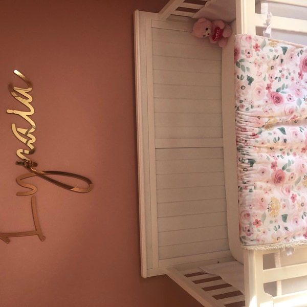 Nursery Name Art - Baby Room Sign - Nursery Wall Decor - Nursery Wall ...