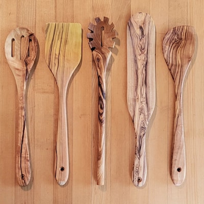 Olive Wood Tasting Spoon - Etsy