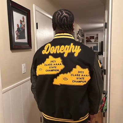 Custom Chenille Script Name Letterman Jacket Patch MADE IN USA - Etsy